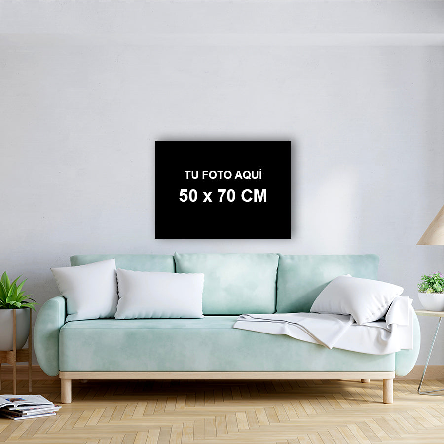 Cuadro con tu foto 50 x 70 cm